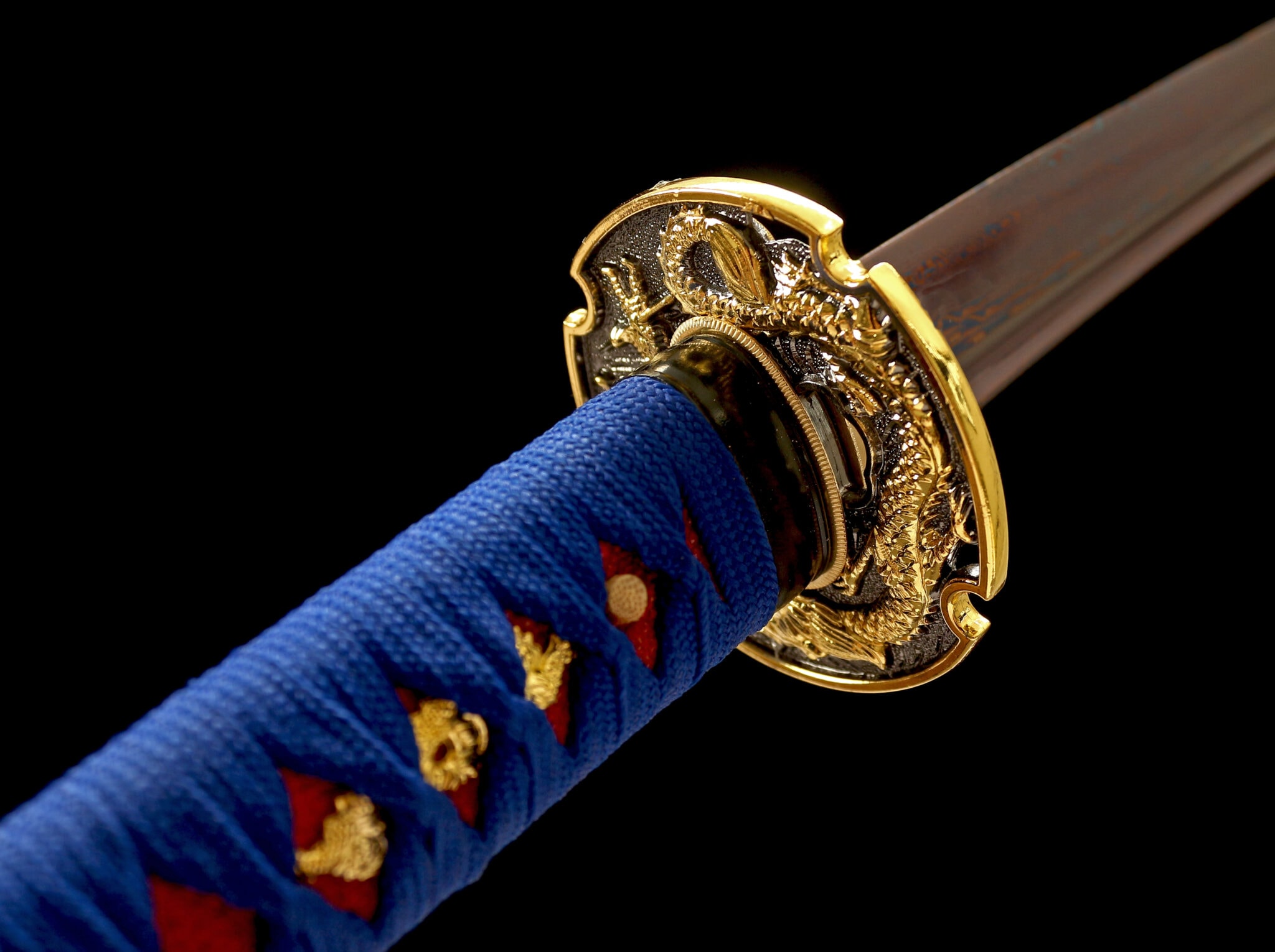 Katana Fukagawa (Acier Damas Bleu) | Mon Katana